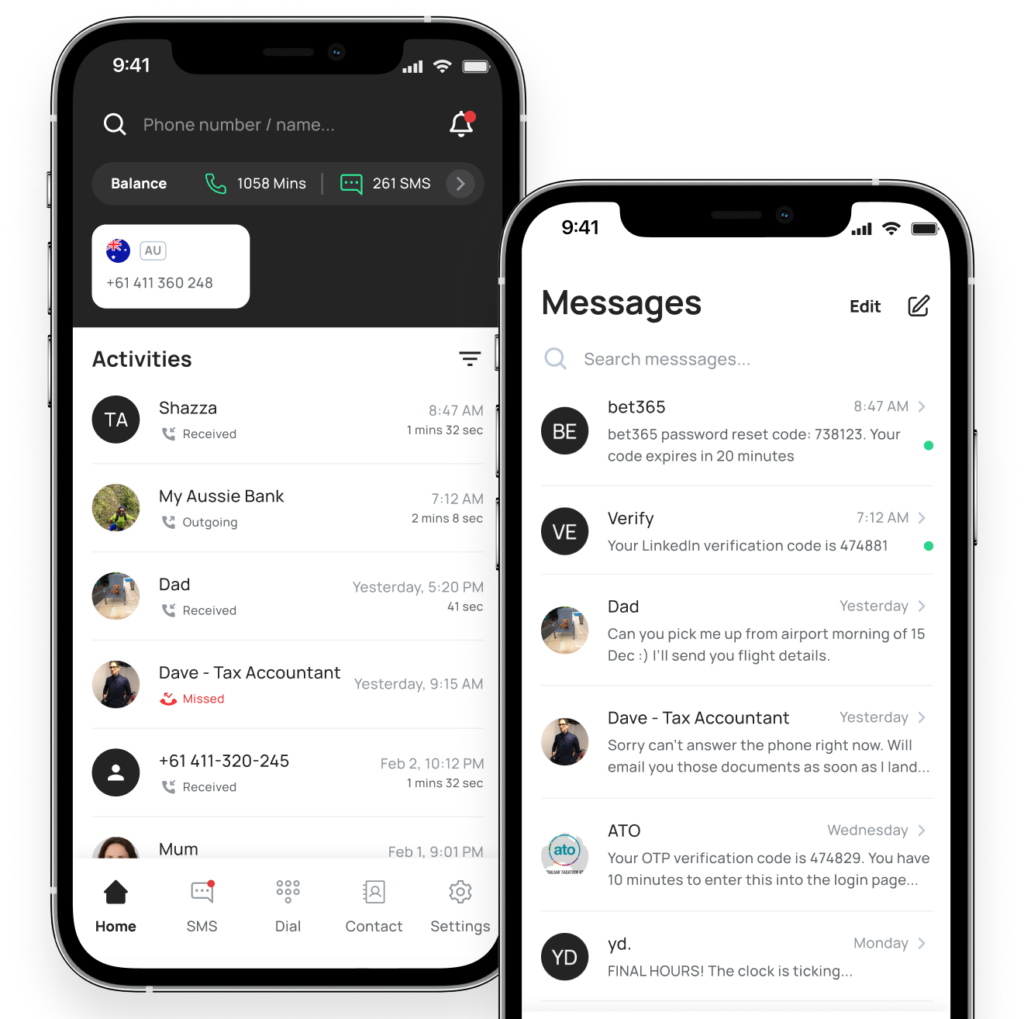 Cooee - Virtual Aussie Mobile Numbers